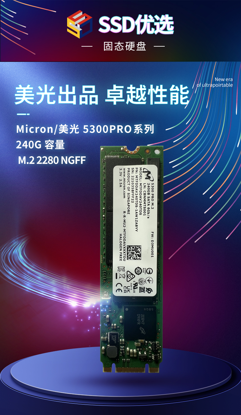 5300 PRO 240G M.2 2280 NGFF - 北京悦迈善科贸有限公司-企业级固态硬盘SSD|服务器内存|数据线|转接卡